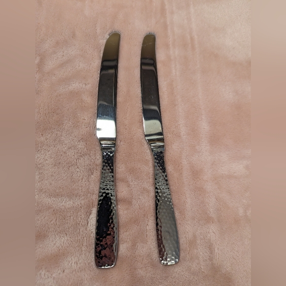 Godinger | Dining | Godinger Castillo Knife Set Hammered Steel | Poshmark
